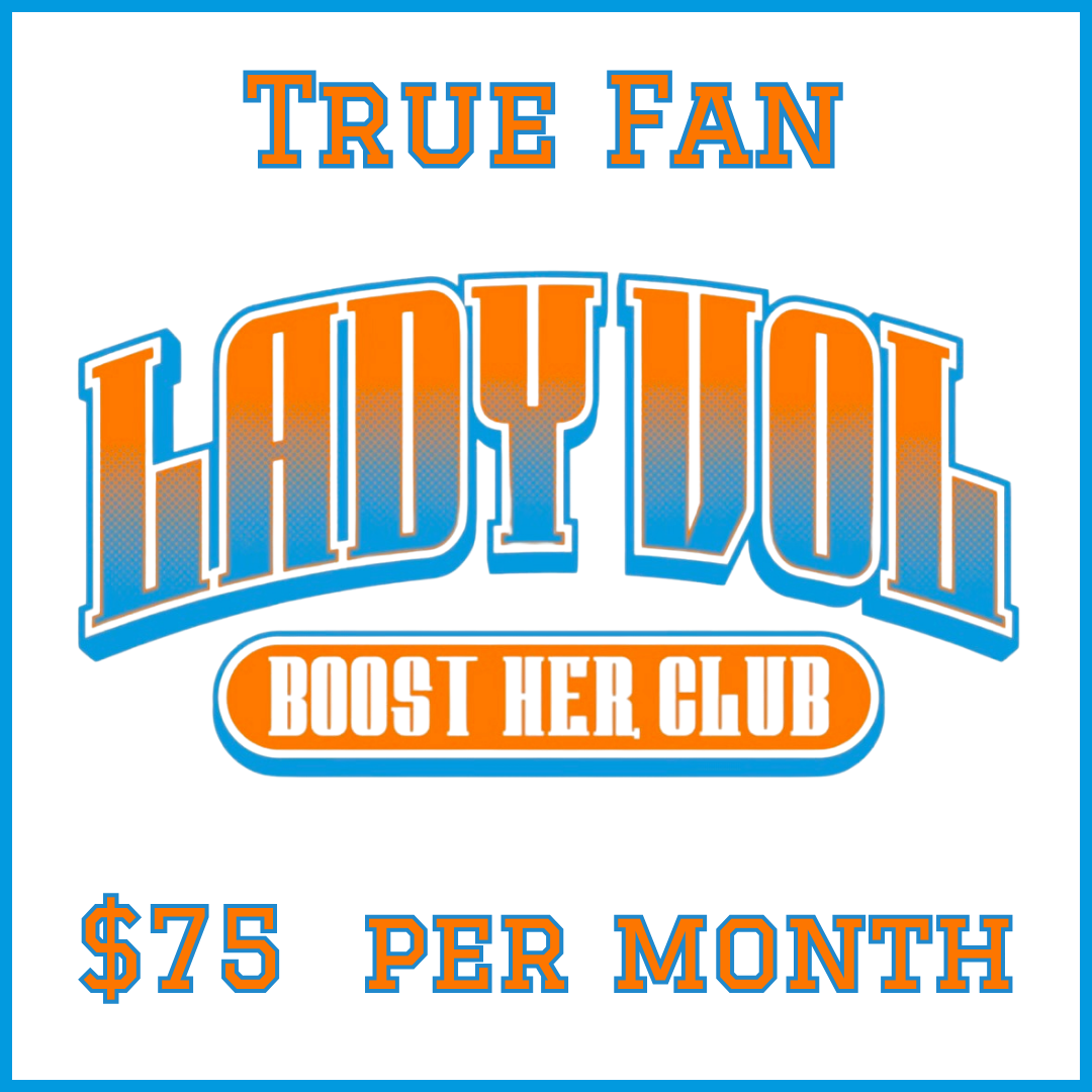 Tennessee Lady Vol Boost Her Club "TRUE FAN" Monthly Membership – lady ...